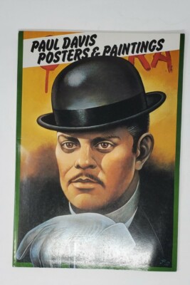 PAUL DAVIS POSTERS & PAINTINGS 11x16" Dutton 1977 New York Vintage 1st ...