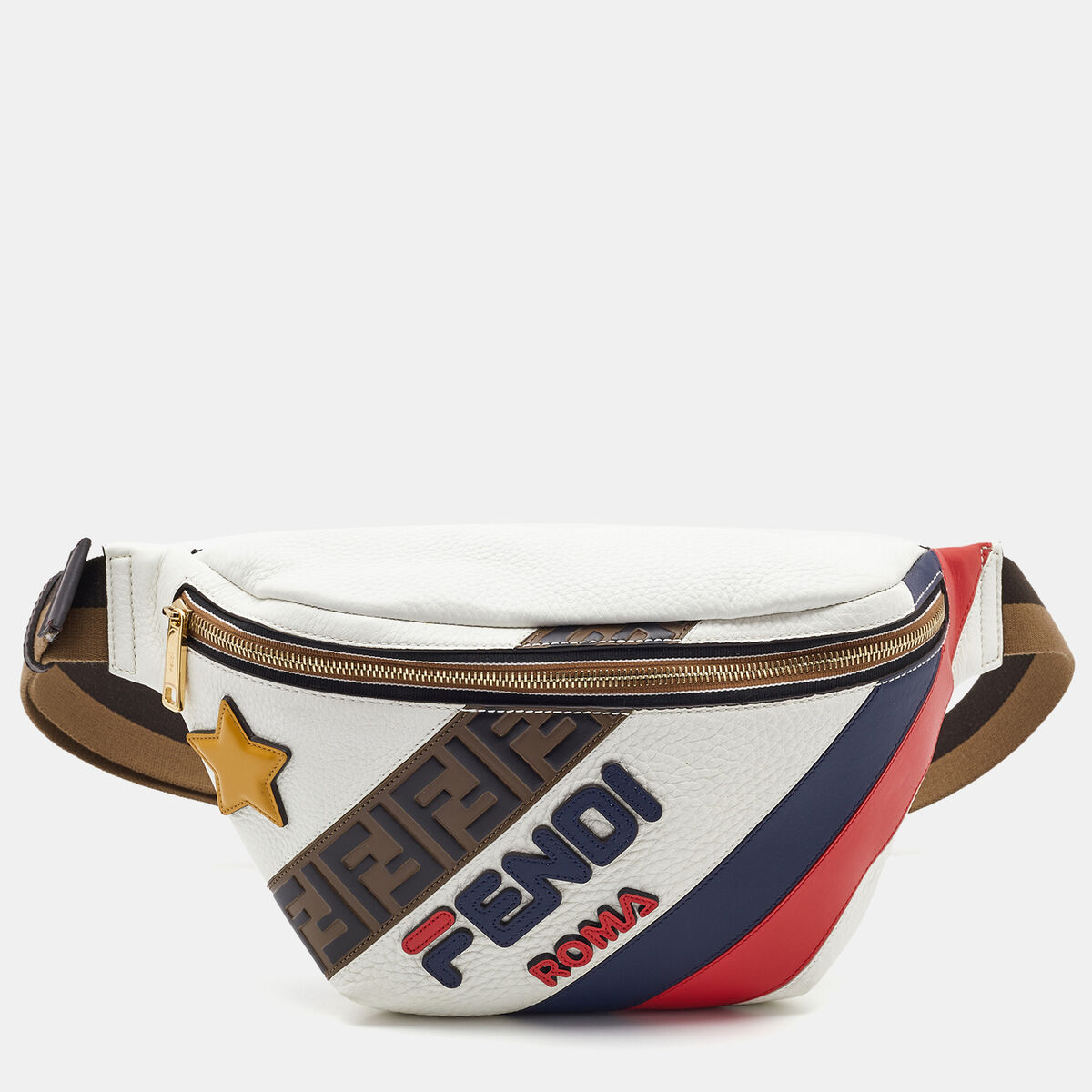 Fendi x Fila White/Multicolor Leather Belt Bag | eBay Fendi x Fila White/Multicolor Leather Belt Bag | eBay