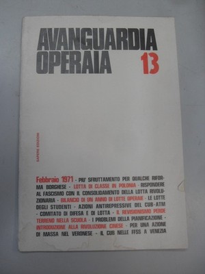 avanguardia operaia 13 febbraio 1971 aavv | eBay