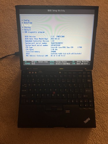 Lenovo ThinkPad X61s 12” L7700 CPU Laptop With X6 UltraBase | eBay