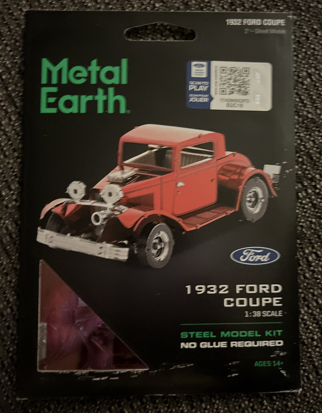 Fascinations Metal Earth 1932 FORD COUPE 3D Laser Cut Steel Model Kit 1 ...