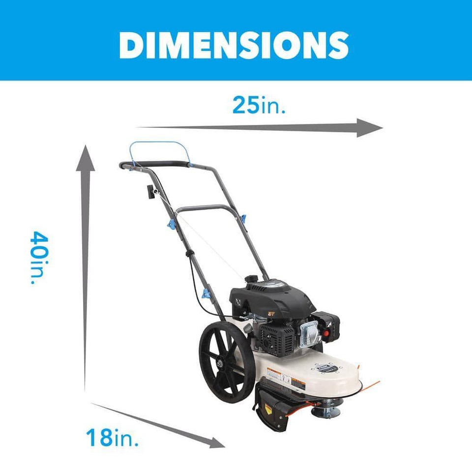 Pulsar Lawn Mower 22" 173CC Recoil Start Walk-Behind Push Field w ...
