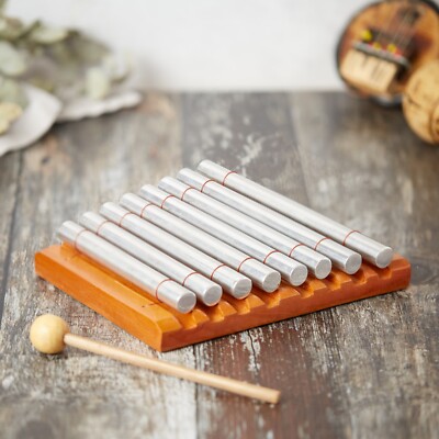 Eight Key Aura Chime indonesia Large carved wooden base music ...