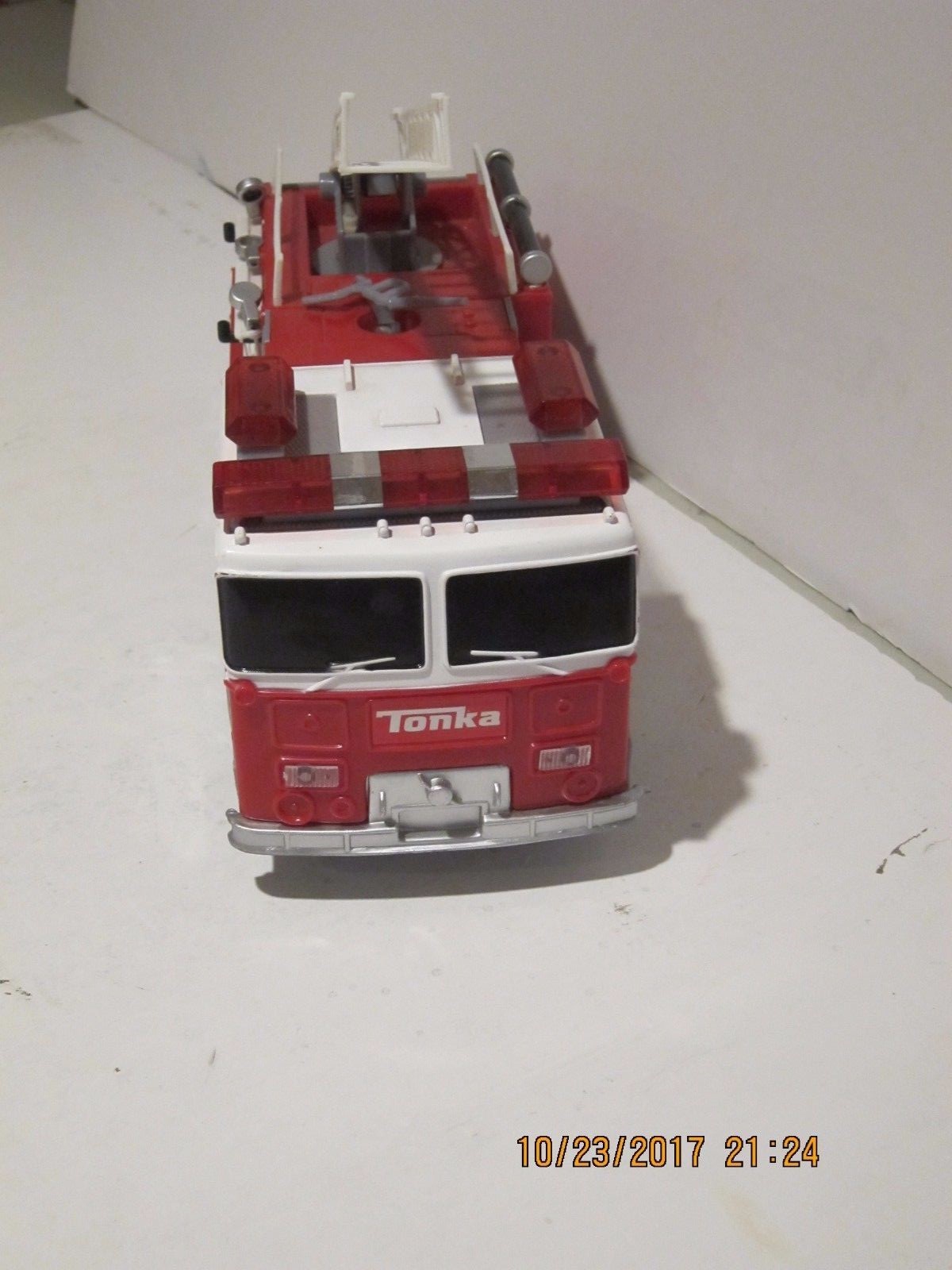 Tonka Fire Department Truck 01 Rescue Force Electronic 2010 Hasbro Red ...