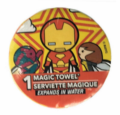 Ironman Cartoon Avengers Marvel Hero Magic Face Washer Towel Children ...