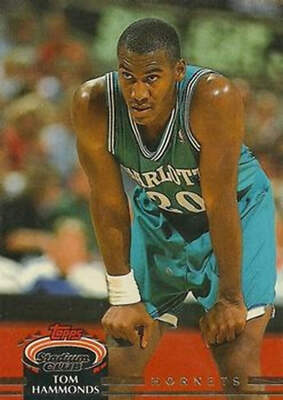 #291 Tom Hammonds - Charlotte Hornets - 1992-93 Stadium Club Basketball ...