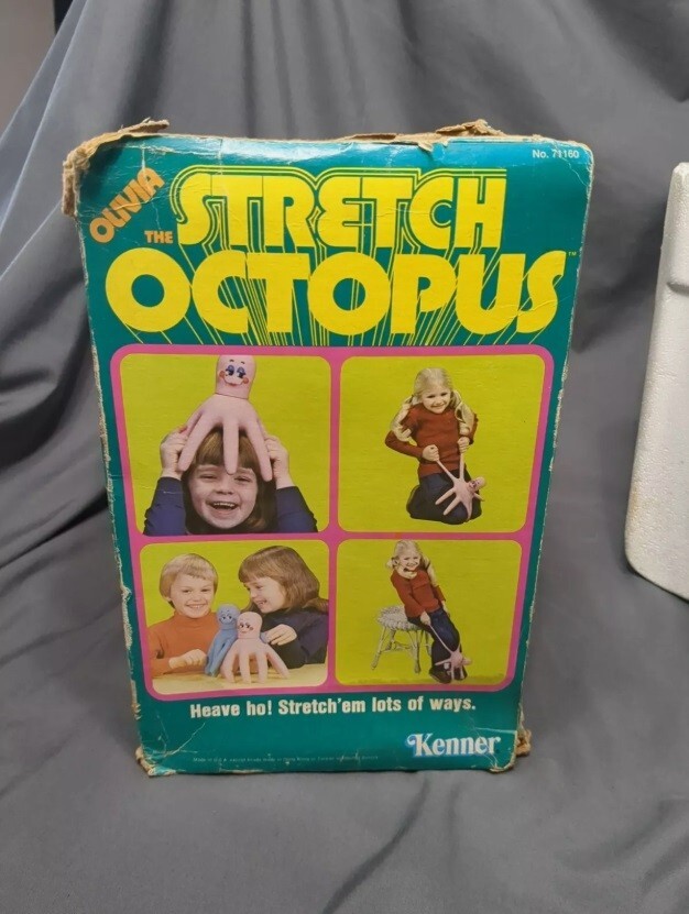 Rare Vintage Stretch Armstrong Olivia The Octopus 1970's Kenner With ...