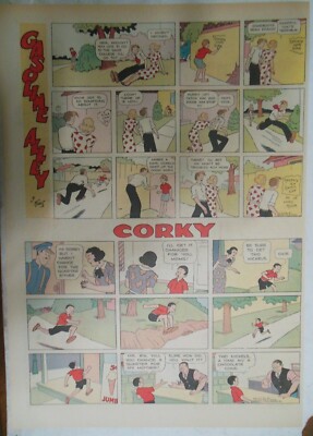 Gasoline Alley Sunday Page by From 7/17/1938 Large Full Page ! 15 x 22 ...