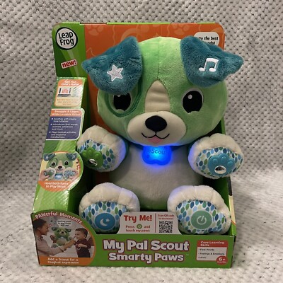 LeapFrog My Pal Scout Smarty Paws Puppy - Green 6 to 36 months Learning ...