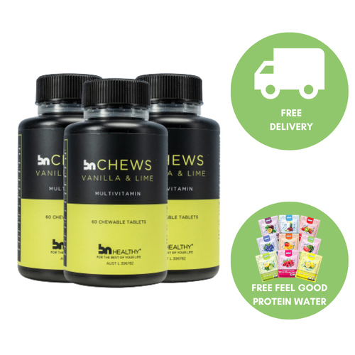 BN Chews - Vanilla & Lime - 3 bottles, FREE POST + FREE Feel Good ...