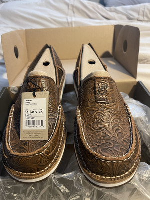 Ariat® Ladies Cruiser Copper Blanket Embossed Slip On Shoes 10044534 w ...