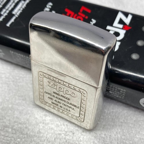 Zippo Lighter 10 Logo Made 2003 Silver Ignition Ok | eBay
