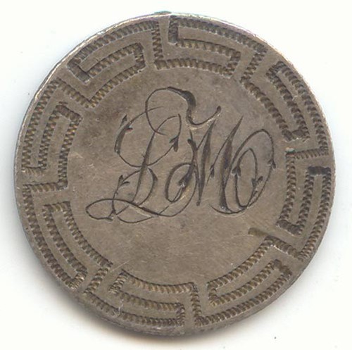 Love Token, 1853 Arrows Seated Liberty Dime, Initials LM, L M | eBay