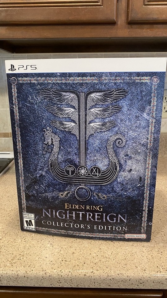 ELDEN RING NIGHTREIGN- WYLDER STATUE, Box, OST, and Plastic Game Case ...