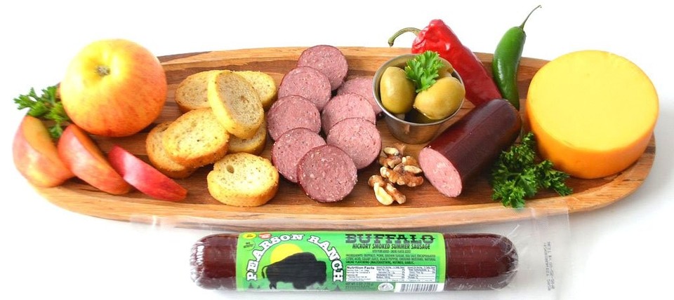 Wild Game Meat Summer Sausage Sampler 3 Pack-Elk,Buffalo,Exotic Meat ...