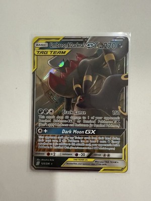 Umbreon & Darkrai GX - 125/236 - Pokemon Unified Minds Sun Moon Rare ...