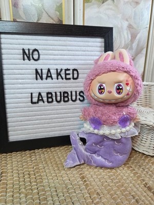 Labubu Clothes Mermaid Costume Purple Clothes For Labubu's | eBay