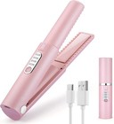 Mini Hair Straightener Cordless Portable Flat Iron for Daily Use Bangs ...
