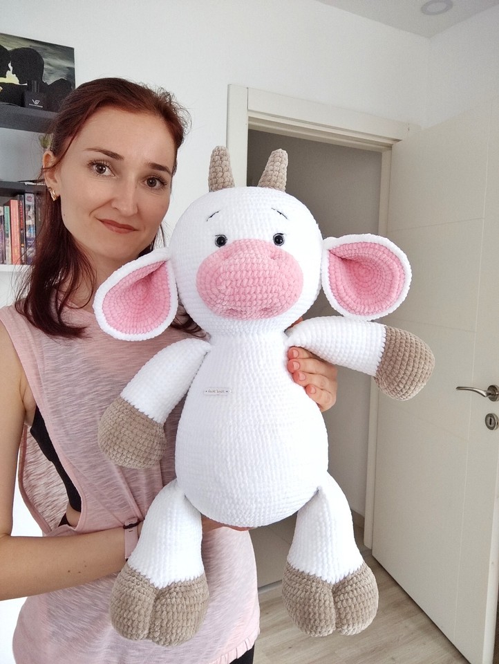 crochet big cow toy pattern, CROCHET PDF PATTERN (English) | eBay