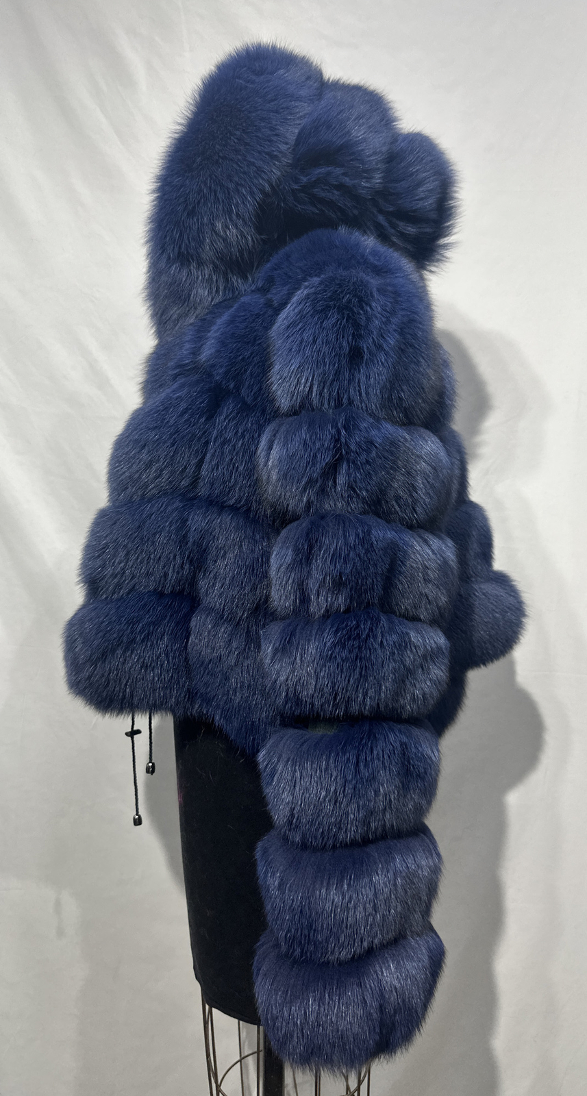 Royal Blue Fox Jacket/ Vest (117197) | eBay
