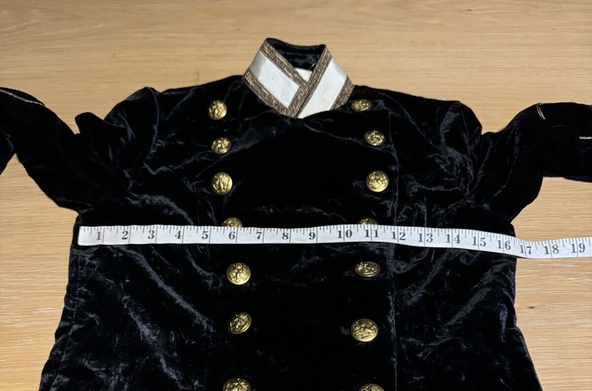 $298 Ralph Lauren X-Small Band Jacket Military Polo Black $298 Ralph Lauren X-Small Band Jacket Military Polo Black