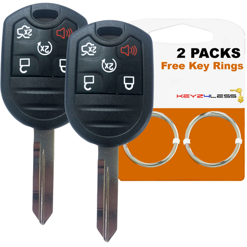 2 Uncut Keyless Entry Remote 5 Button Key Fob For 2011-2016 Ford FLEX ...