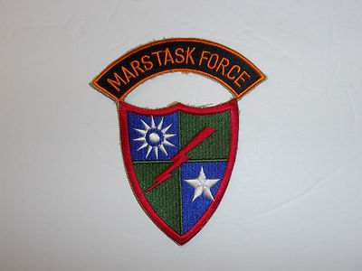 b1814 WW2 US Army CBI 5307th Merrill's Marauders Mars Task Force tab ...