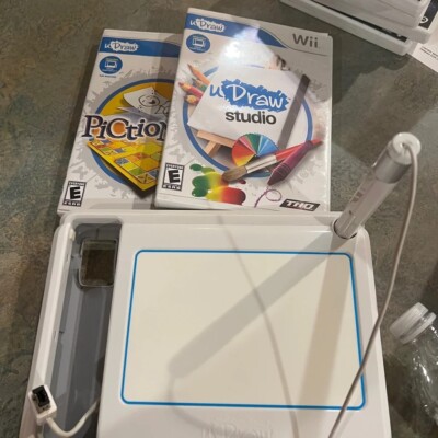 NINTENDO WII UDraw Game Tablet bundle with two games (good used ...
