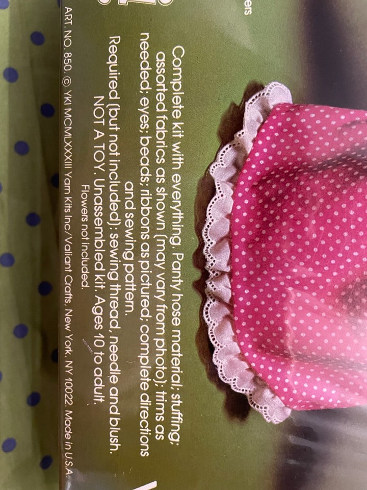 Craft Valiant Soft Sculpture Baby Doll Kit Baby Sweetums Brand New ...