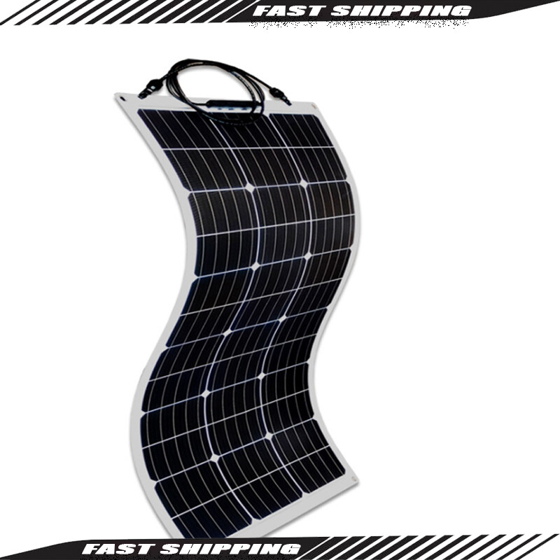 Solar Panel Kit 300W Flexible Solar Panel Kit Home Module ...