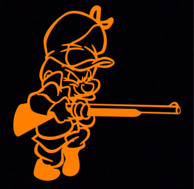 Elmer Fudd Gun Hunting Car Truck Window Laptop Decal Sticker 2a 2nd ...
