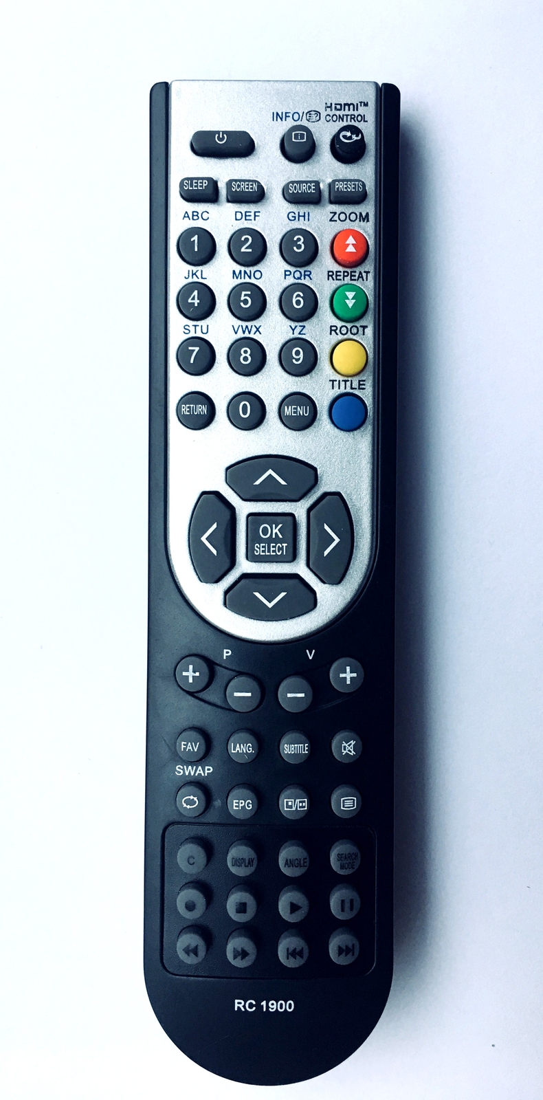 NEW TV REPLACEMENT REMOTE CONTROL RC1900 FOR OKI TV L32VB-FHTU | eBay
