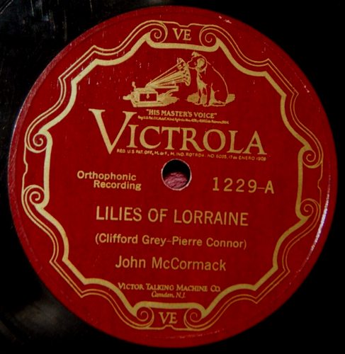 John McCormack Lilies of Lorraine 78 PLAY GRADED Fully Tested | eBay
