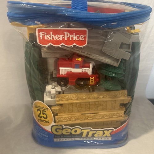 Rare Fisher-Price GeoTrax Transportation System- Special Track Pack ...