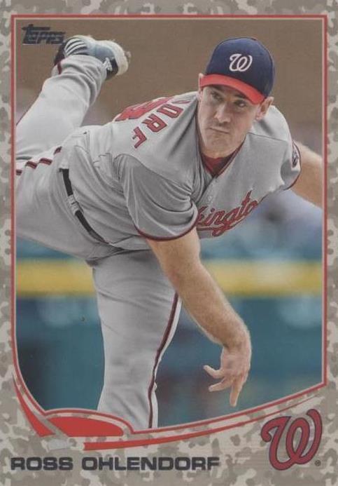2013 Topps Update Series - Ross Ohlendorf #US18 Desert Camo /99 for ...