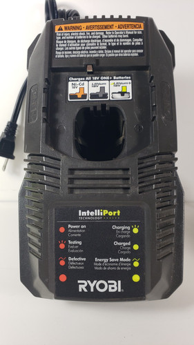 Ryobi P118 Lithium-ion/Ni-Cad ONE+ 18V IntelliPort Battery Charger ...