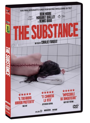 The Substance - Dvd (DVD) Demi Moore Margaret Qualley Dennis Quaid (UK ...