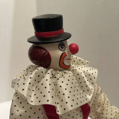Vintage Clown Animated Musical Wind Up Music Box 10" Unique/Creepy | eBay