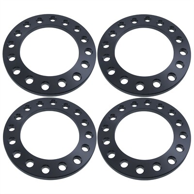 4pc 1/2 inch 8x170 Wheel Spacers 8 lug Flat Billet Spacer T6061 Fits ...