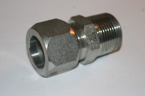1” Tube x 1” MNPT Steel Male Compression Fitting | eBay
