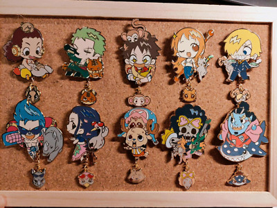 In Stock Anime ONE PIECE Zoro Nami ACE Luffy Metal Badge Brooch Pin ...