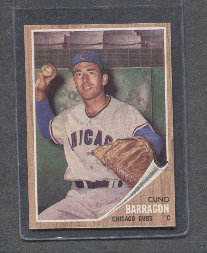 1962 Topps #66 Cuno Barragon (Cubs) Ex-Mt A3 | eBay