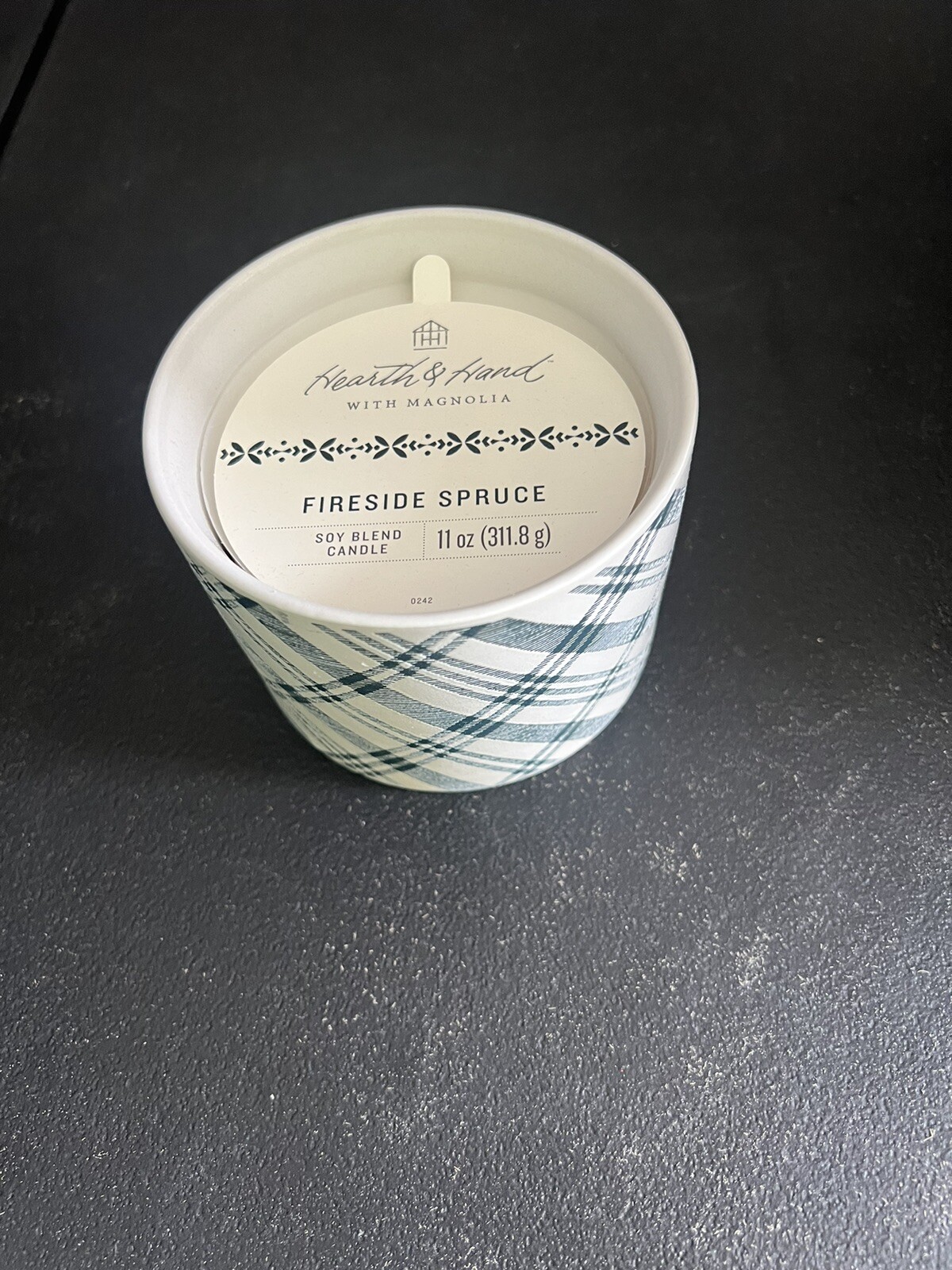 Set Of 2 Fireside Spruce Soy 11oz Candles, Ceramic, Hearth & Hand W ...