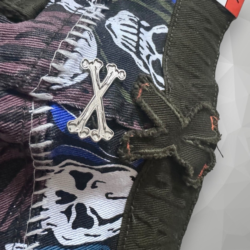 NEW - BRAND X ULTIMATE REAPER CARGO PANTS Size 28 - Skeletor He-Man ...