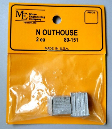 N Scale Micro Engineering Outhouses (2) per pack Item #80-151 | eBay