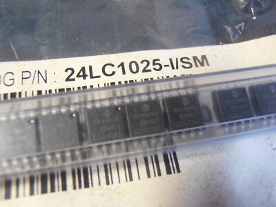 2X 24LC1025-I/SM 2.5V-5.5V 1024Kbit I2C Serial EEPROM SO8 MICROCHIP | eBay