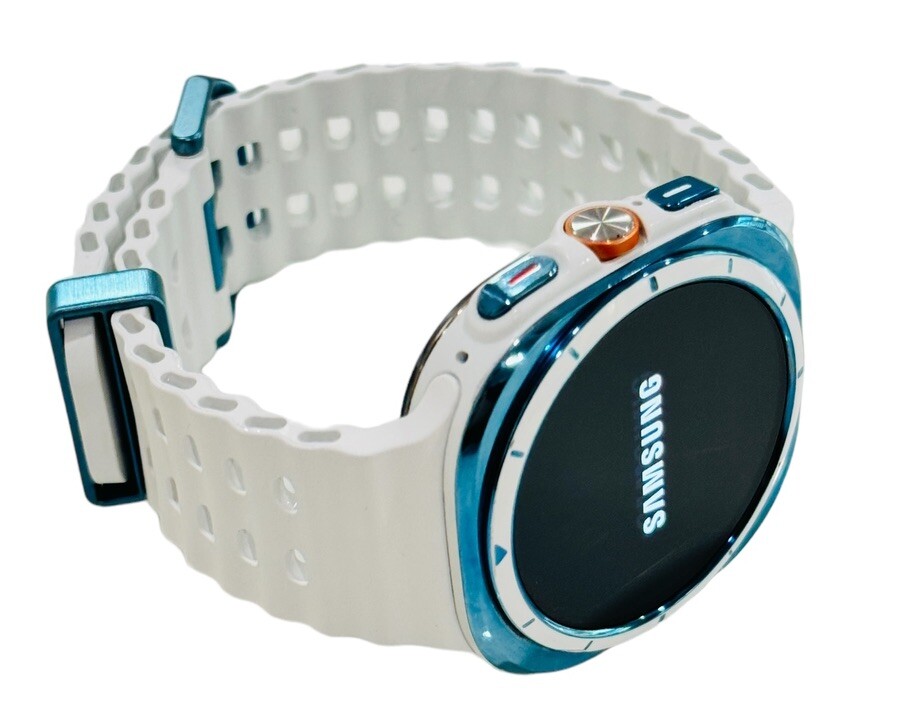 CUSTOM SKY BLUE Anodized Polished Samsung Galaxy Watch Ultra 47mm ...