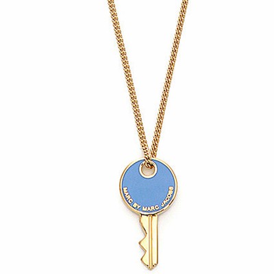 Marc by Marc Jacobs, Necklace Pendant Key, Key Enamel Pendant Necklace ...