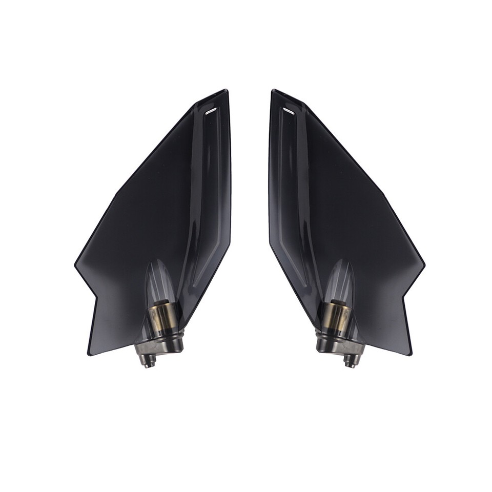 Adjustable Black Upper Air Deflectors Wind Deflector For Honda Gold ...