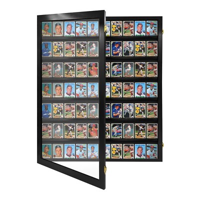 Baseball Card Display Case Sports Card Display Frame Lockable - 70 ...